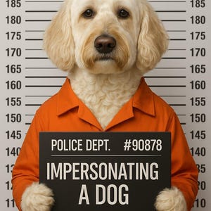 Custom Dog Mug Shot Portrait – Personalized Dog Art | Funny Dog Gifts ...