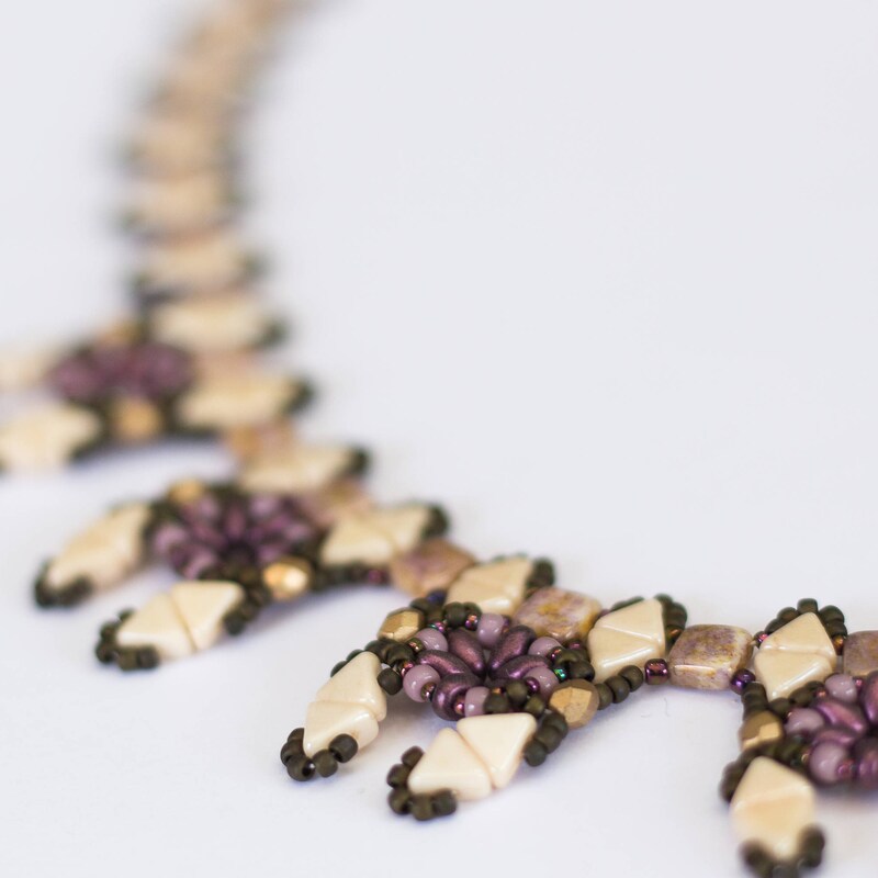 Super Duo Bead Necklace - Etsy