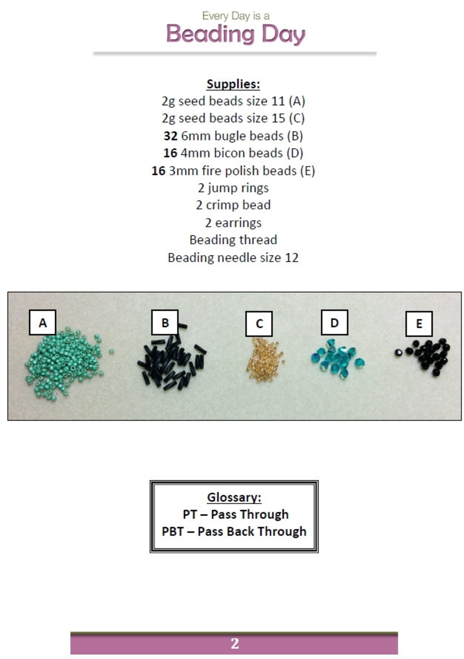 Beading Pattern Instructions, Beadwoven Tutorials, Beading Tutorials ...