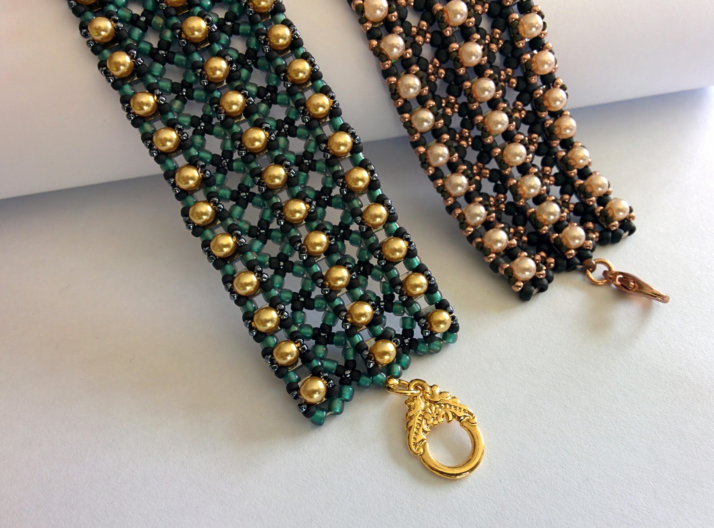 Beading Patterns and Tutorials, Tila Beads, Beaded Bracelet Patterns ...