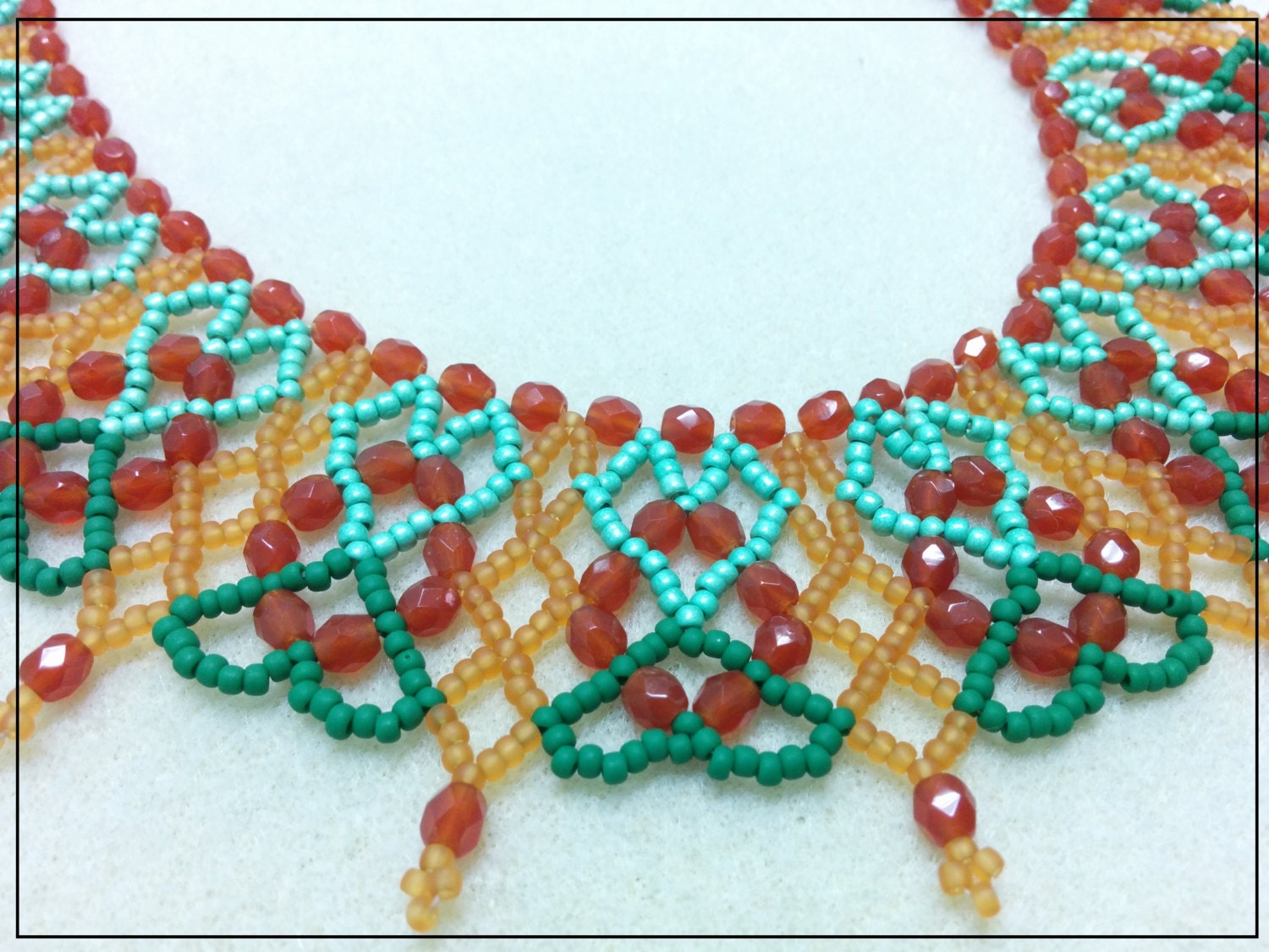 Beading Pattern Instructions, Jewelry Beading Tutorials, Beading ...
