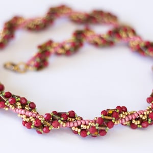 Beading Tutorials and Patterns, Spiral Necklace Pattern, Beading ...