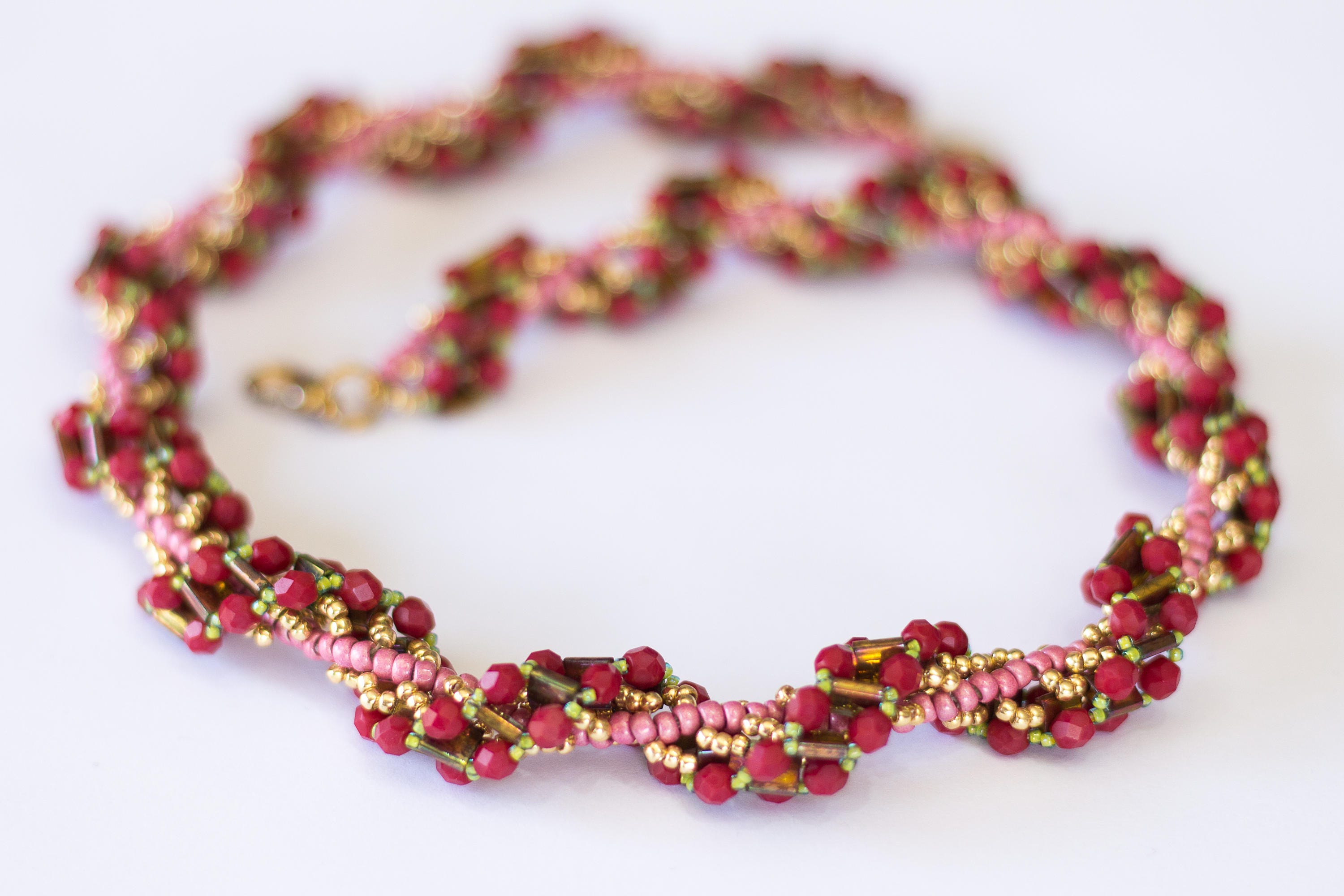 Beading Tutorials and Patterns, Spiral Necklace Pattern, Beading ...