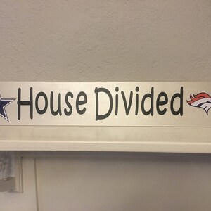 House Divided Wooden Sign - Etsy