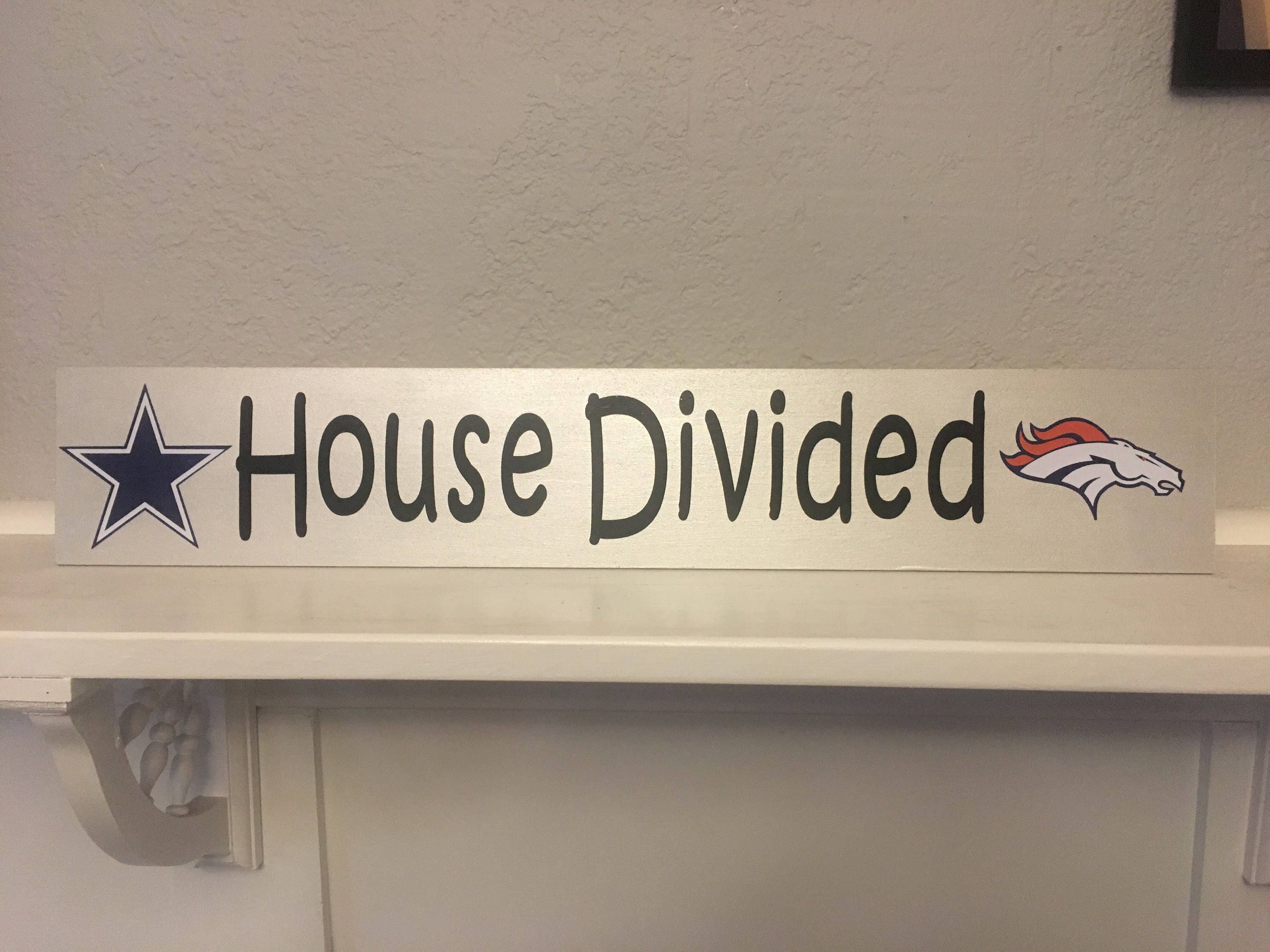 House Divided Wooden Sign - Etsy