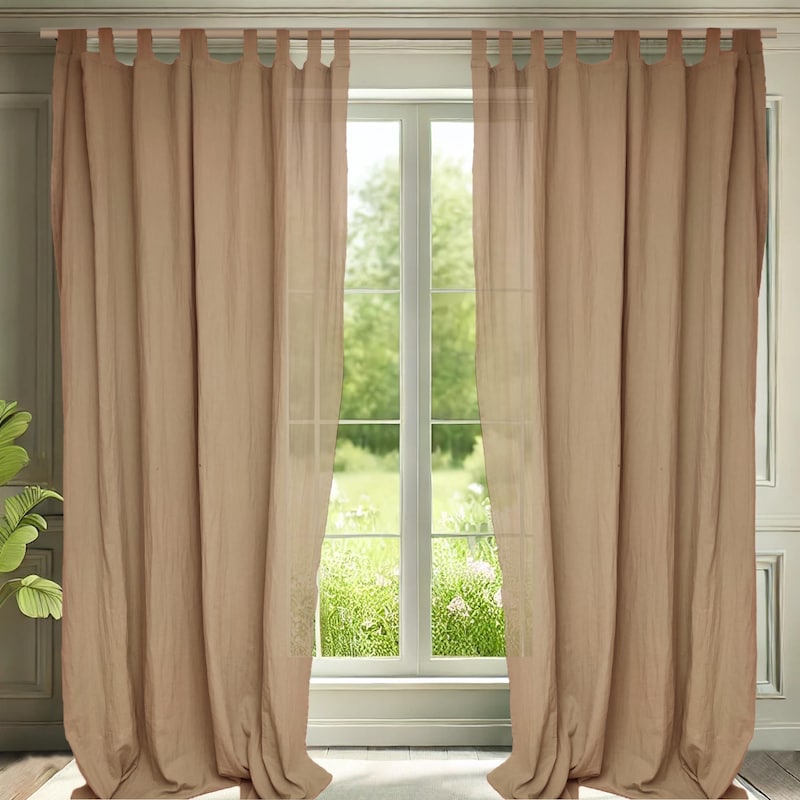 Muslin Curtains - Etsy