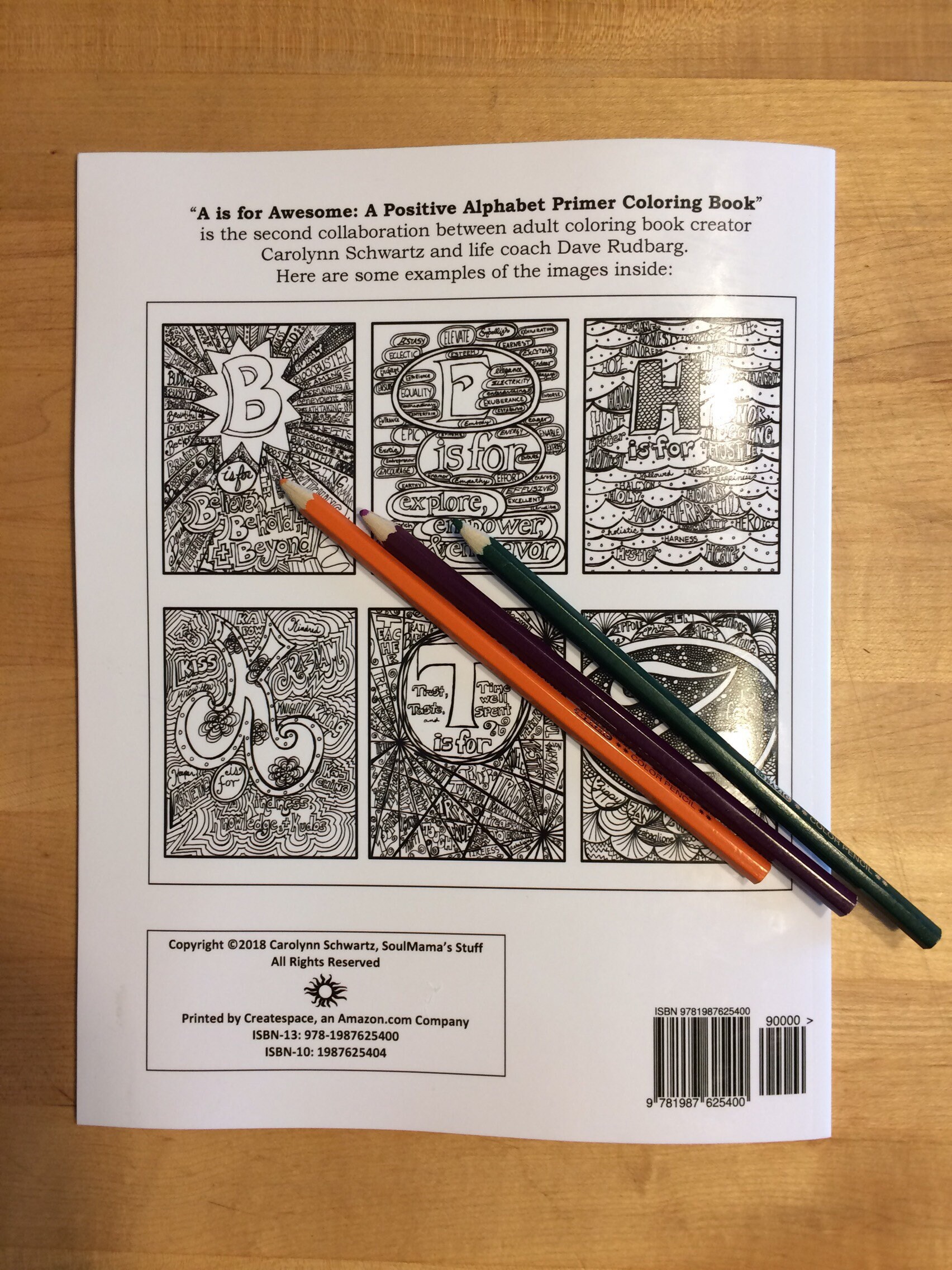 A is for Awesome: A Positive Alphabet Primer, Coloring Book Download ...