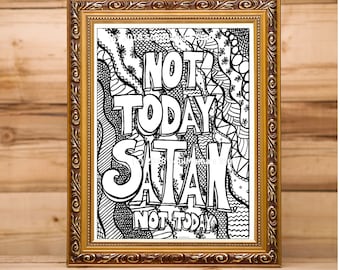 Snarky Coloring Page - Etsy