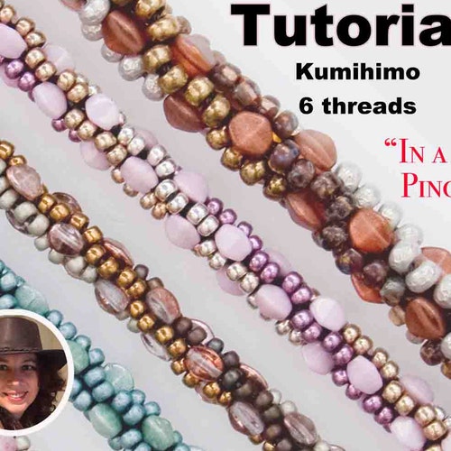 Kumihimo Pattern Tutorial 6 Threads in a Pinch - Etsy