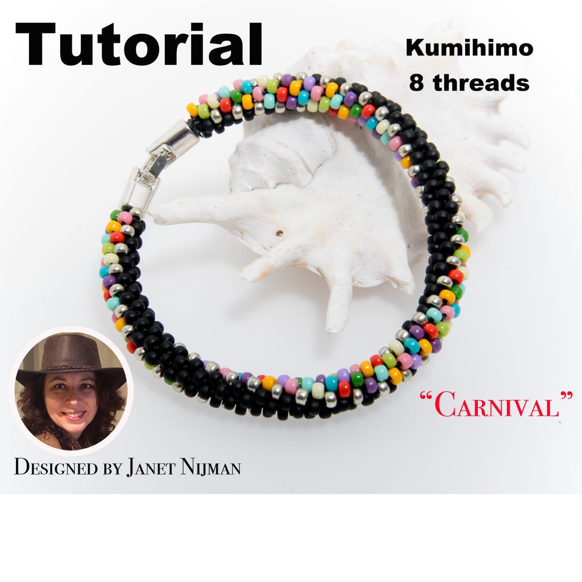 Kumihimo 8 Threads Pattern Tutorial Carnival - Etsy