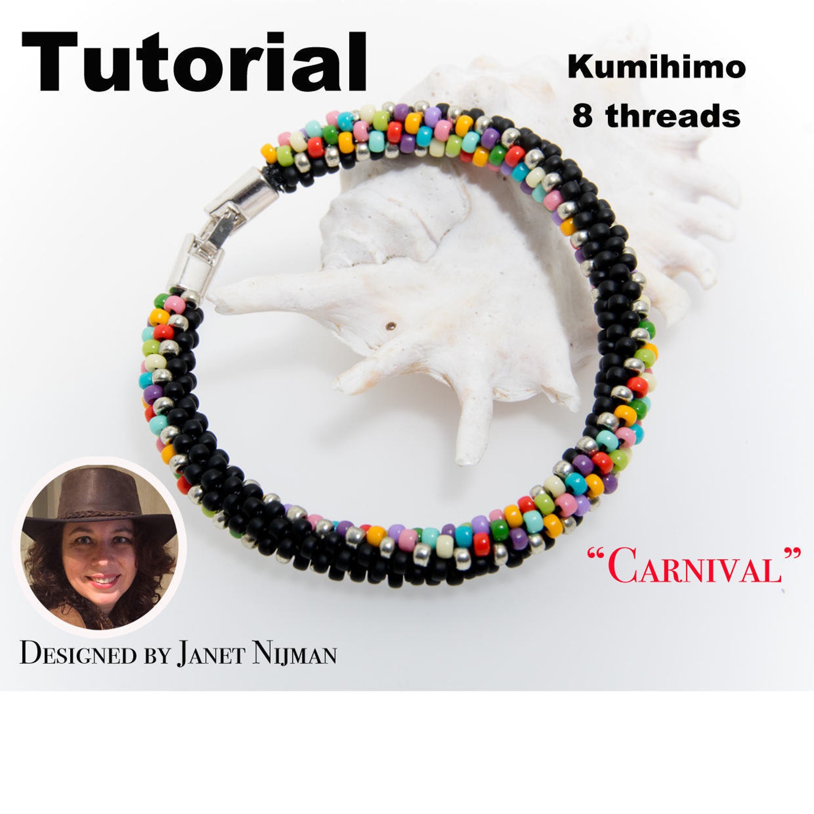 Kumihimo 8 Threads Pattern Tutorial Carnival - Etsy