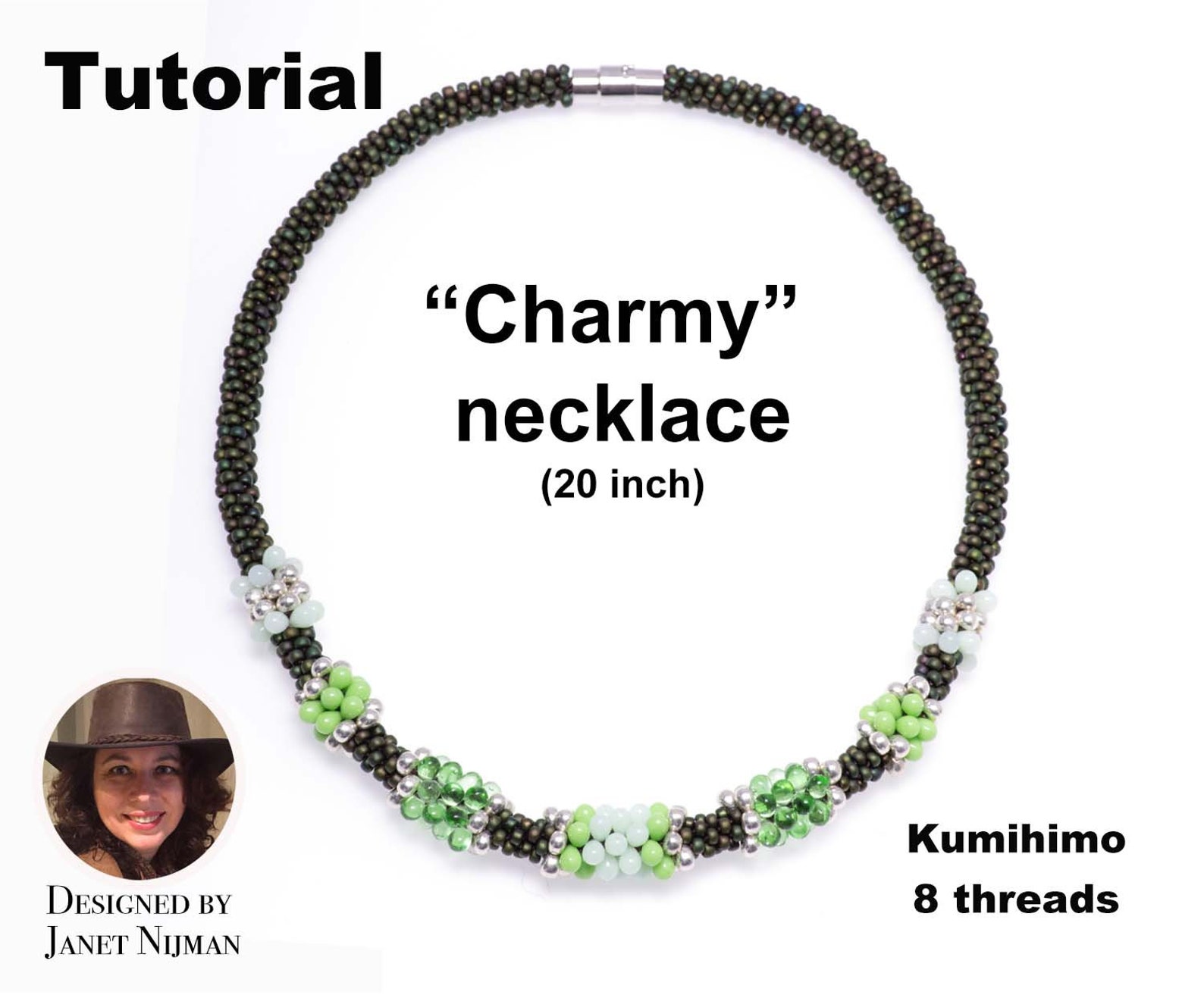 Kumihimo 8 Threads Pattern Tutorial Charmy Necklace | Etsy