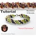 Kumihimo Pattern Tutorial 6 Threads Sweet Christmas Bracelet Kumihimo ...