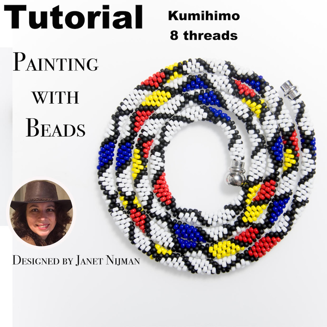 Kumihimo 8 Threads Pattern Necklace Tutorial Painting With | Etsy