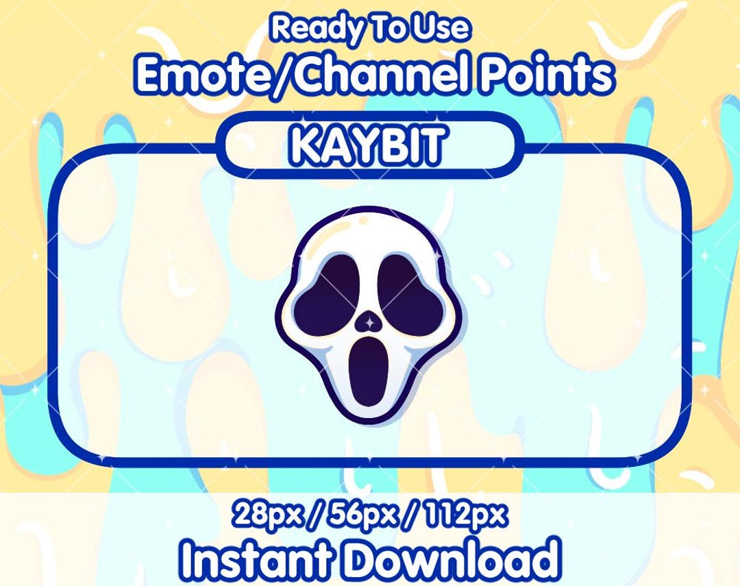 HORROR MASK Twitch Channel Points Icon | Twitch Channel Point Icon ...