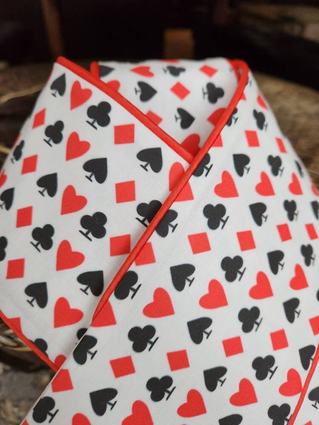 Poker Card Suits Stock Tie - Etsy
