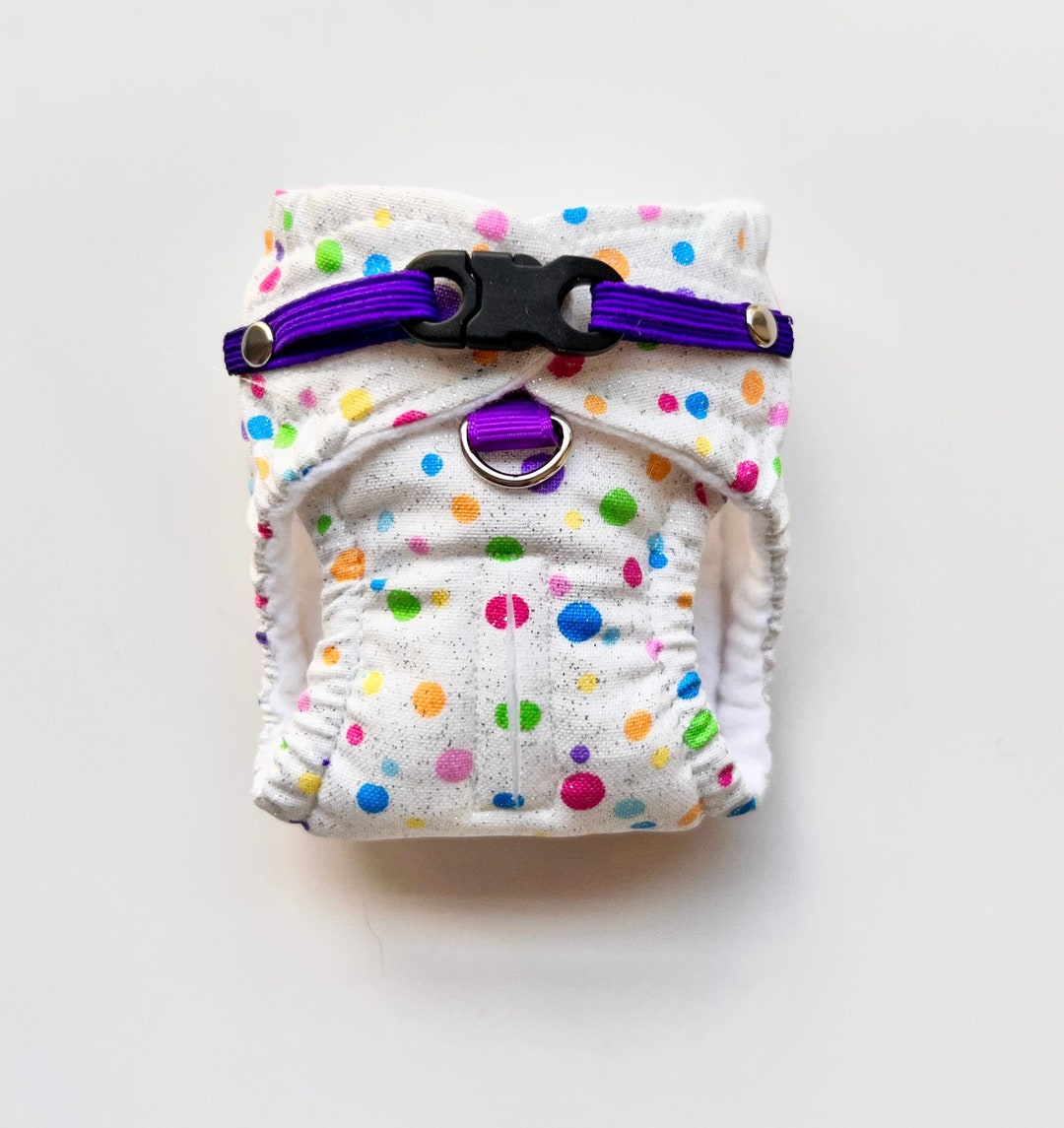 Glitter Dots Marmoset Diaper - Etsy