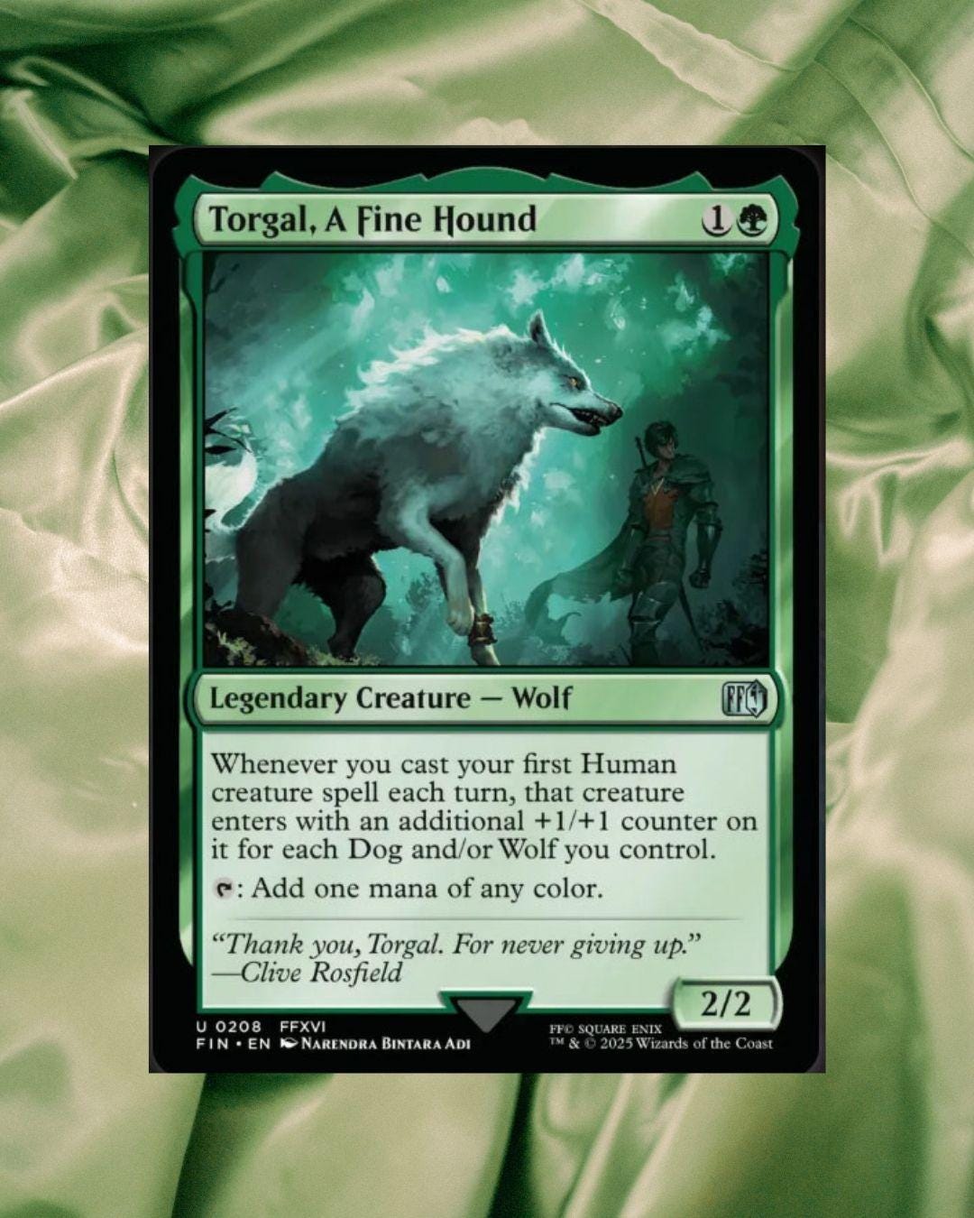 Torgal A Fine Hound Commander Deck Magic the Gathering Wolves Dogs ...