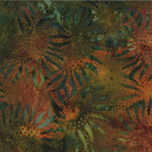 Colorful Sunflower Quilt Fabric From Bali Batiks 2017 Fall - Etsy