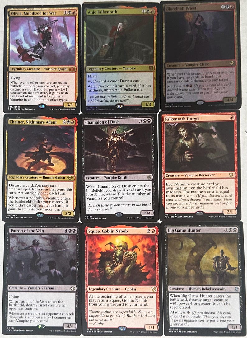 Vampire Commander Deck Magic the Gathering Olivia, Mobilized for War - Etsy