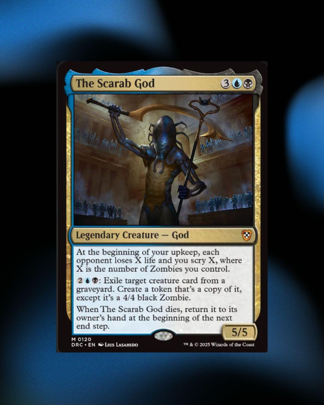 The Scarab God Commander Deck for Magic the Gathering Casual EDH Black ...
