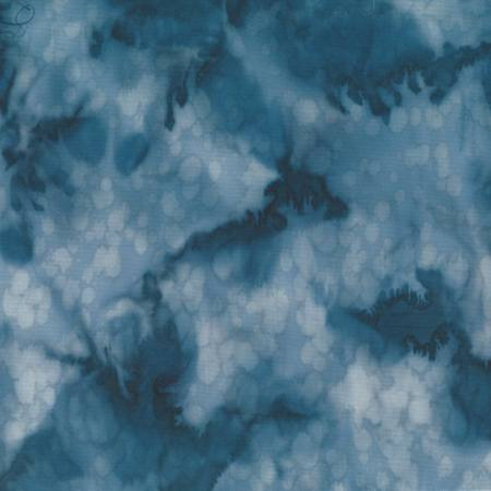 Denim Blue Tonal Batik Cotton Quilt Fabric From Bali Mottles Batiks by ...