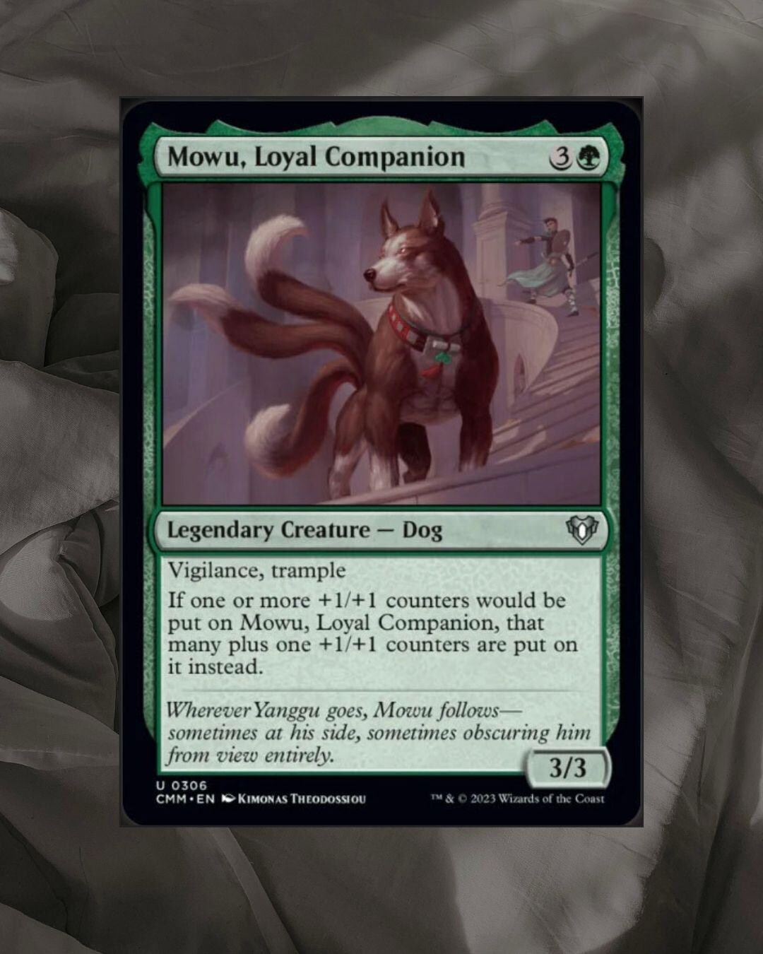 Mowu Counters Commander Deck for Magic the Gathering Casual Dog EDH ...