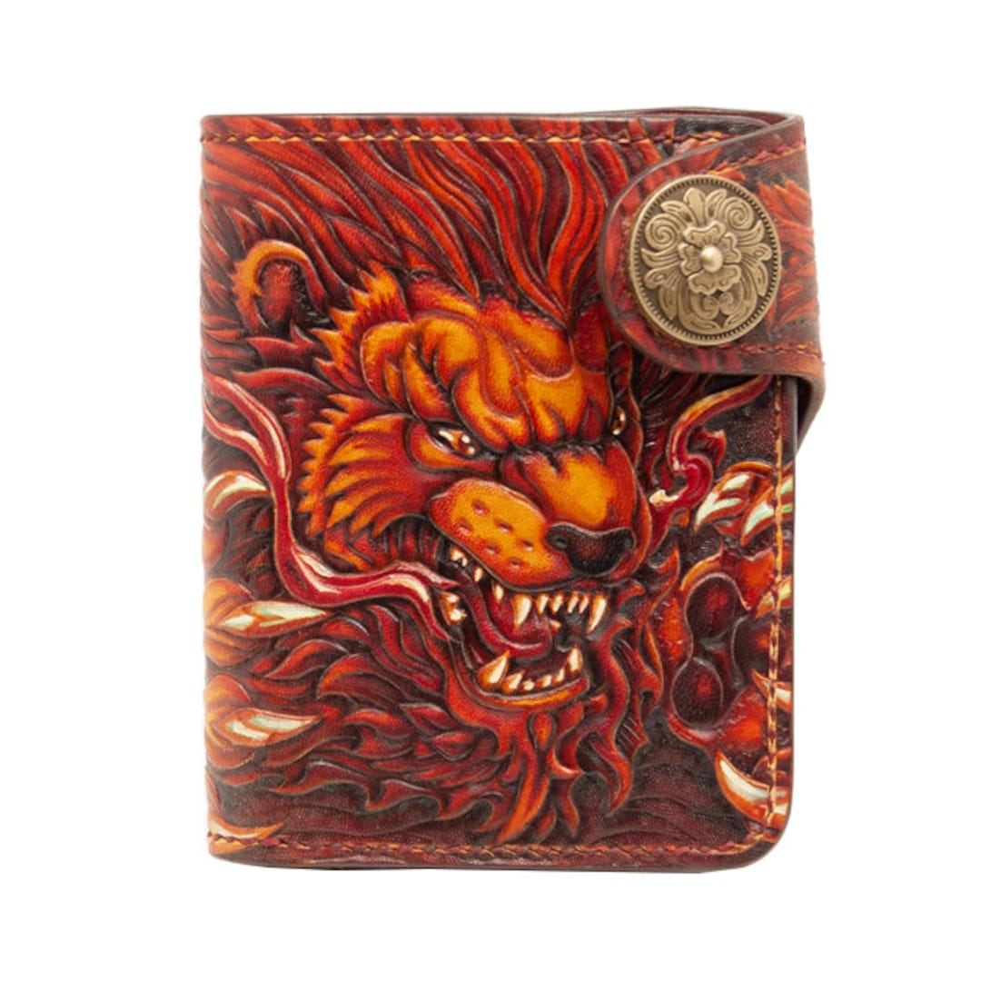Handmade Lion Wallet - Etsy