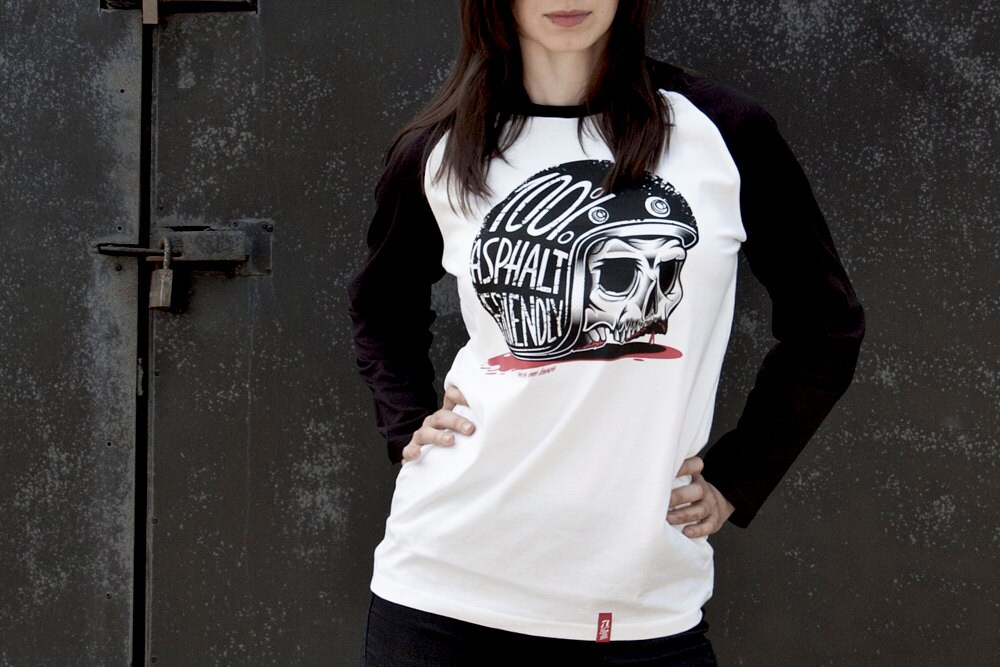 100% Asphalt Friendly Tee-unisex Motorcycle Tee-men's Motorcycle Shirt ...
