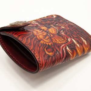 Handmade Lion Wallet - Etsy