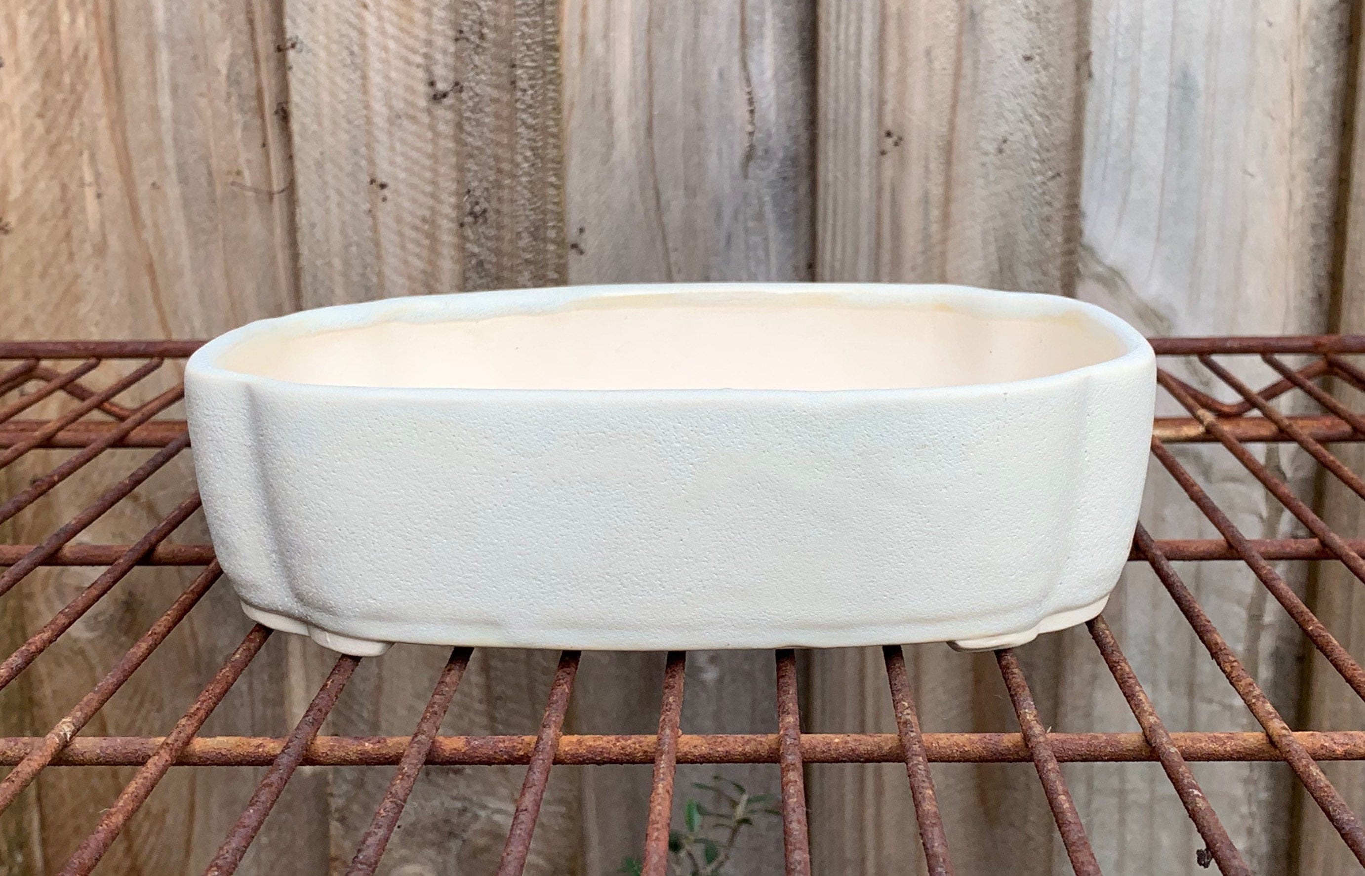 Rectangular Scalloped Pot 18cm - Etsy UK