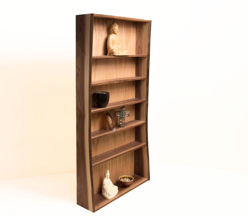 Live Edge Walnut Display Shelf. Can Be Used to Display - Etsy