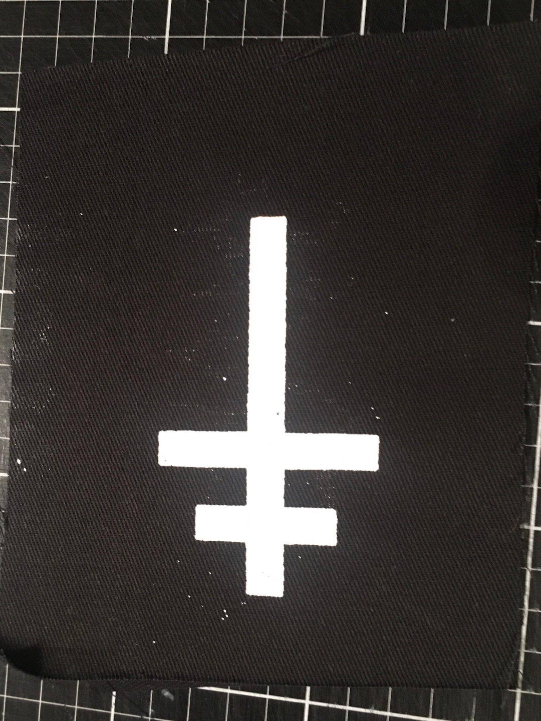 Inverted Patriarchal Cross - Patch - Etsy