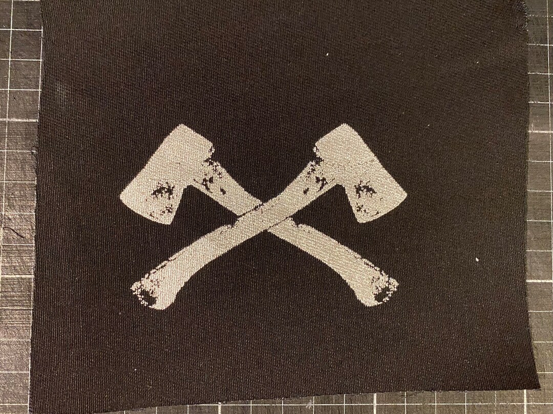 Crossed Axes - Patch - Etsy