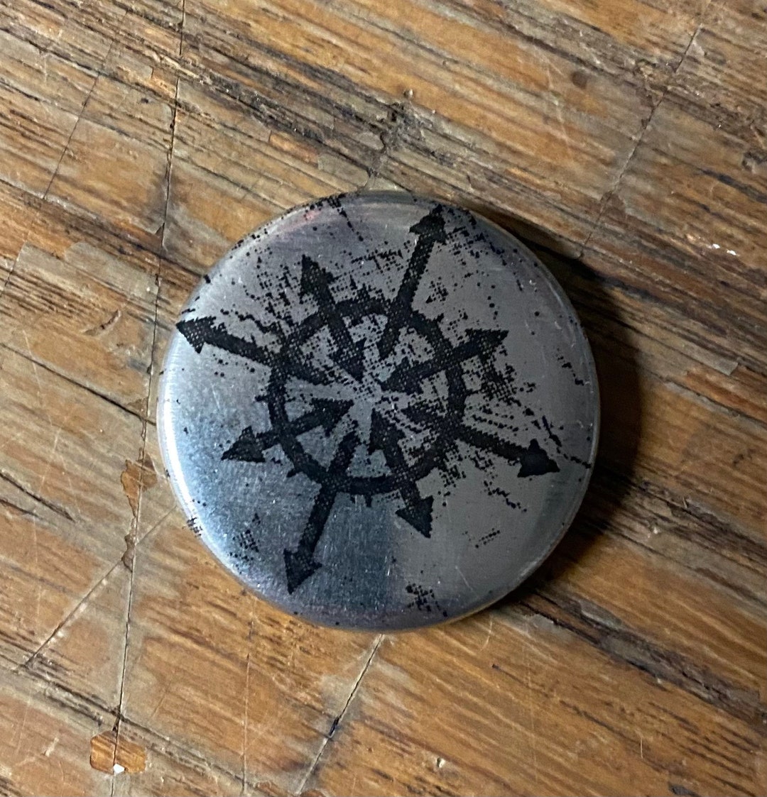 Chaos Star - 1” Pin - Etsy