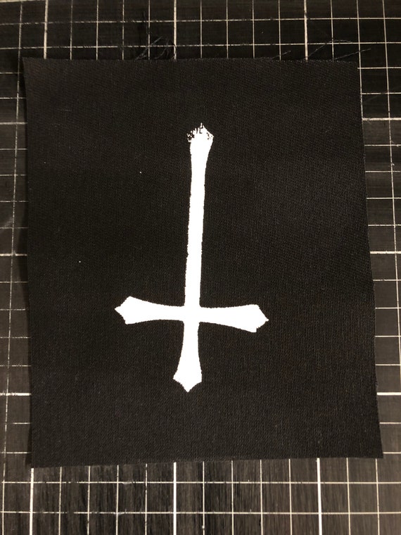 Inverted Cross Patch | Etsy