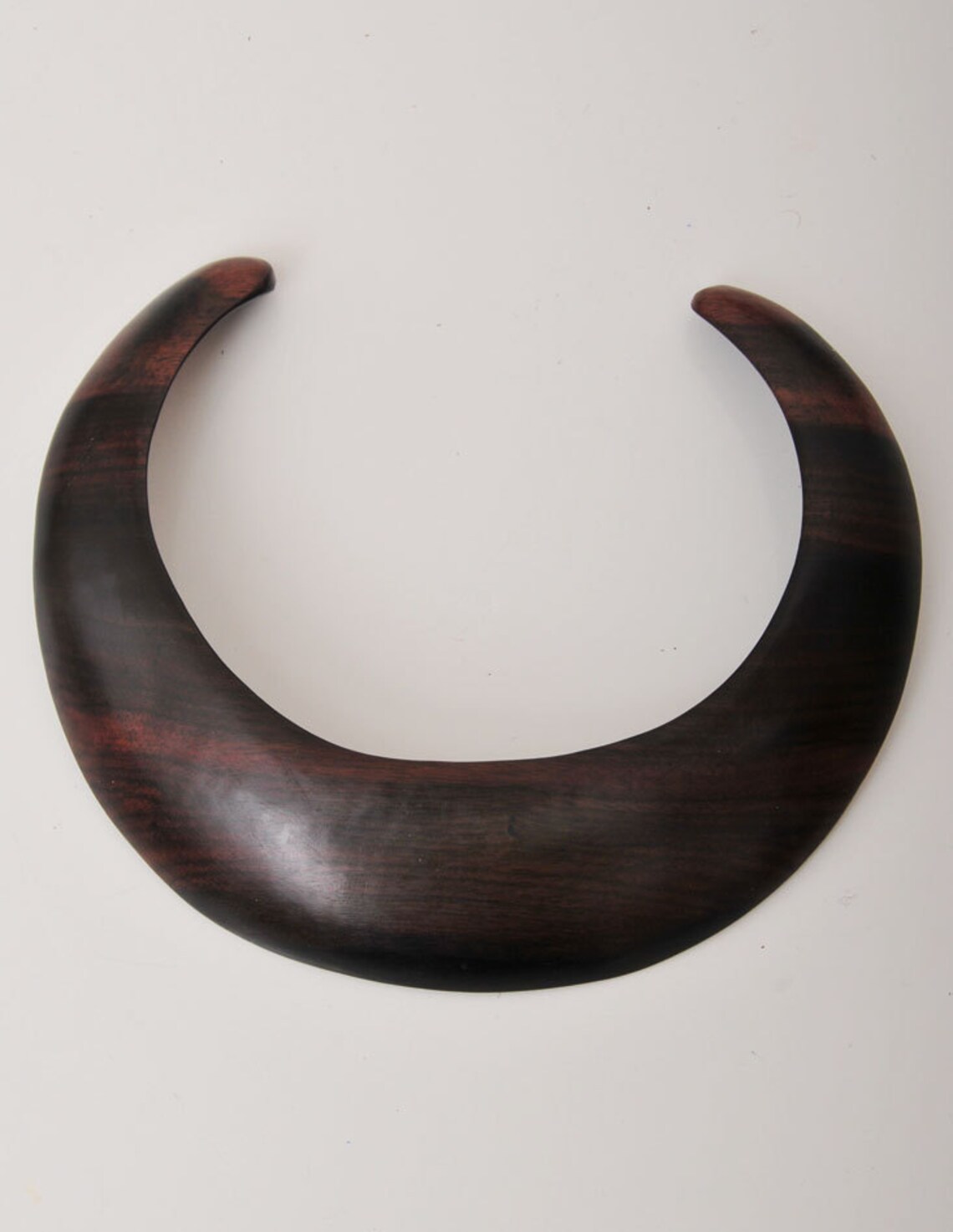 Two Toned Ebony Wood Choker Necklace - Etsy