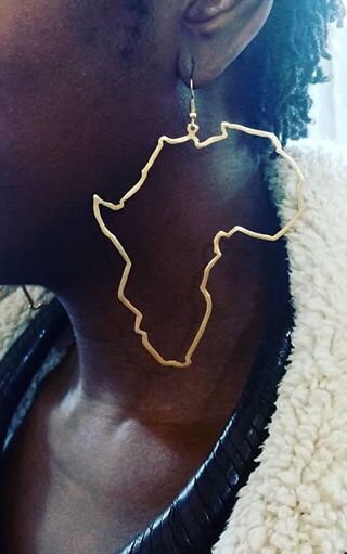 Brass Outline Map of Africa - Etsy