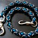 Wallet Chain Black Blue Bright Biker Chain Custom Wallet Chain - Etsy
