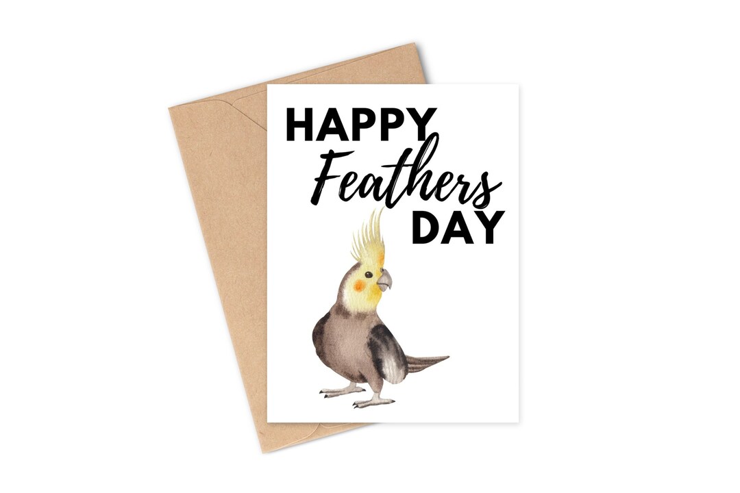 Fathers Day Card Bird Dad, Digital Download With Envelope - Etsy