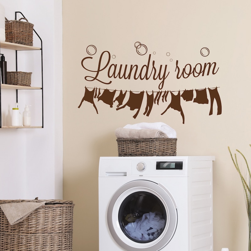 Laundry Vinyl Decal - Etsy