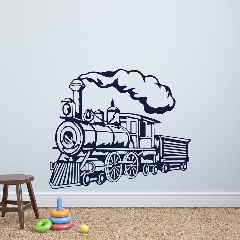 Train Wall Decal - Etsy
