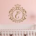 Initial Letters Monogram Girls Decal- Wall Decals for Girls- Wall Decal ...