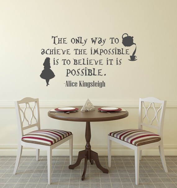 Inspirational Wall Decal Quote The Only Way To Achieve The | Etsy