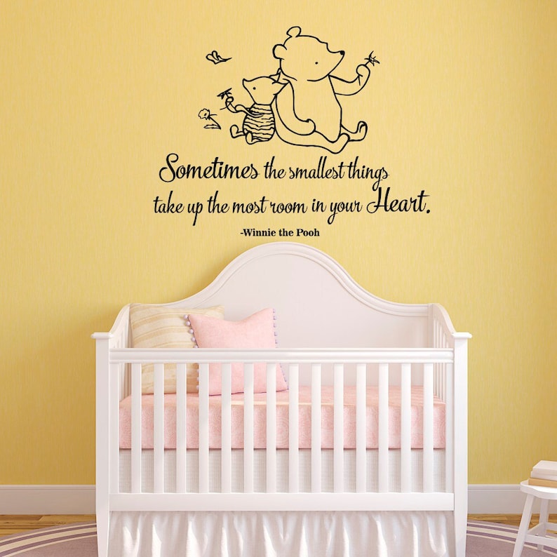 Winnie the Pooh Quote Wall Decal: Nursery Kids Room Decor P25 - Etsy UK