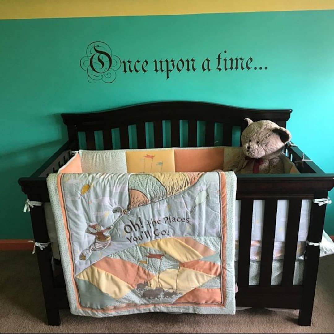 Once Upon A Time Wall Decal - Fairytale Nursery Decor P161 - Etsy