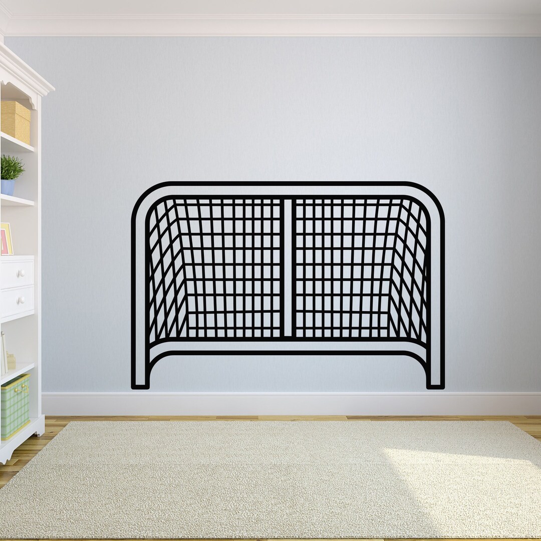 Ice Hockey Goalie Wall Decal | Hockey Goal Wall Decal, Hockey Goalie ...