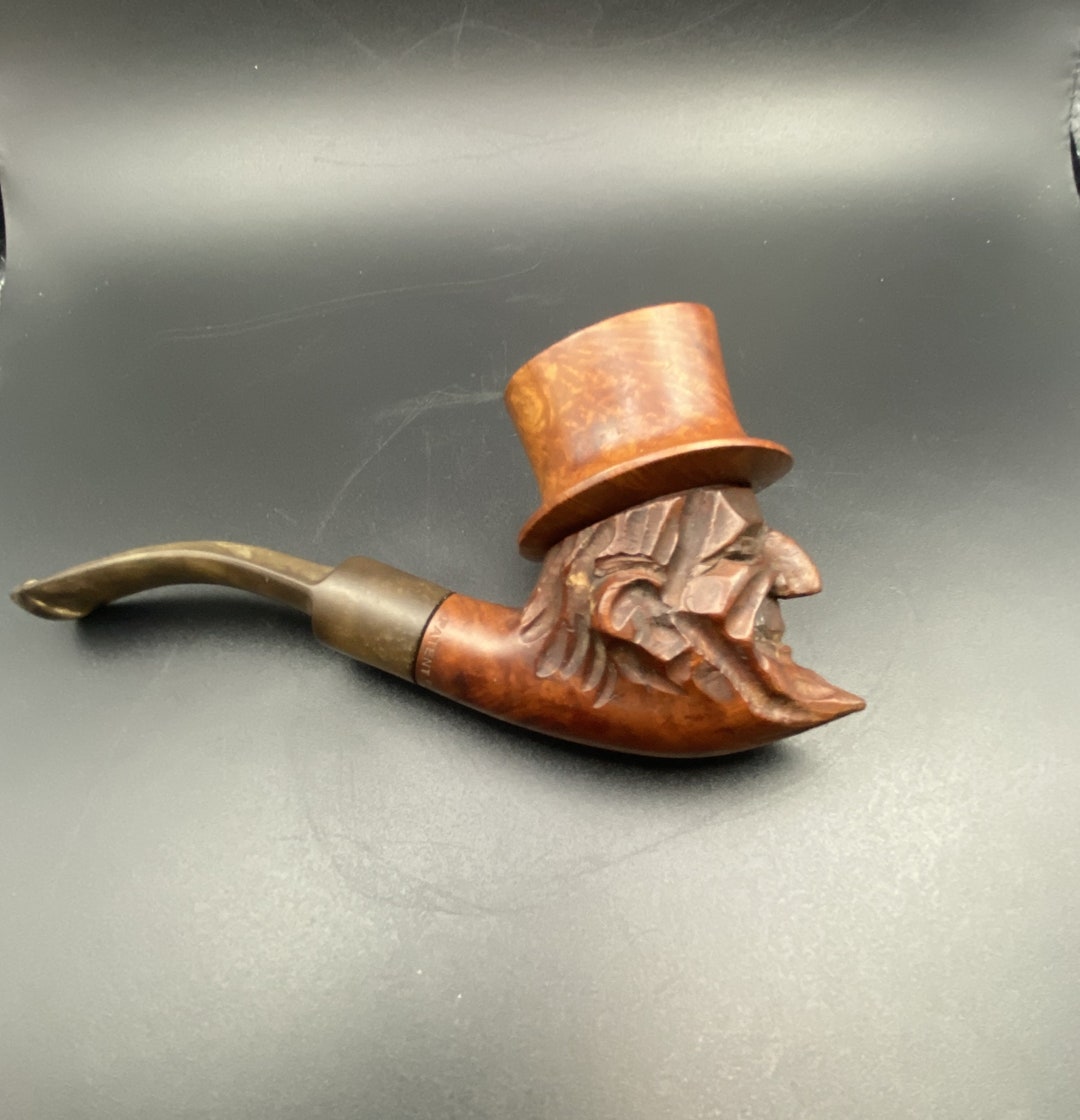 Rare Figural Abe Lincoln Briar Pipe, Hand Carved Tobacciana #905 - Etsy