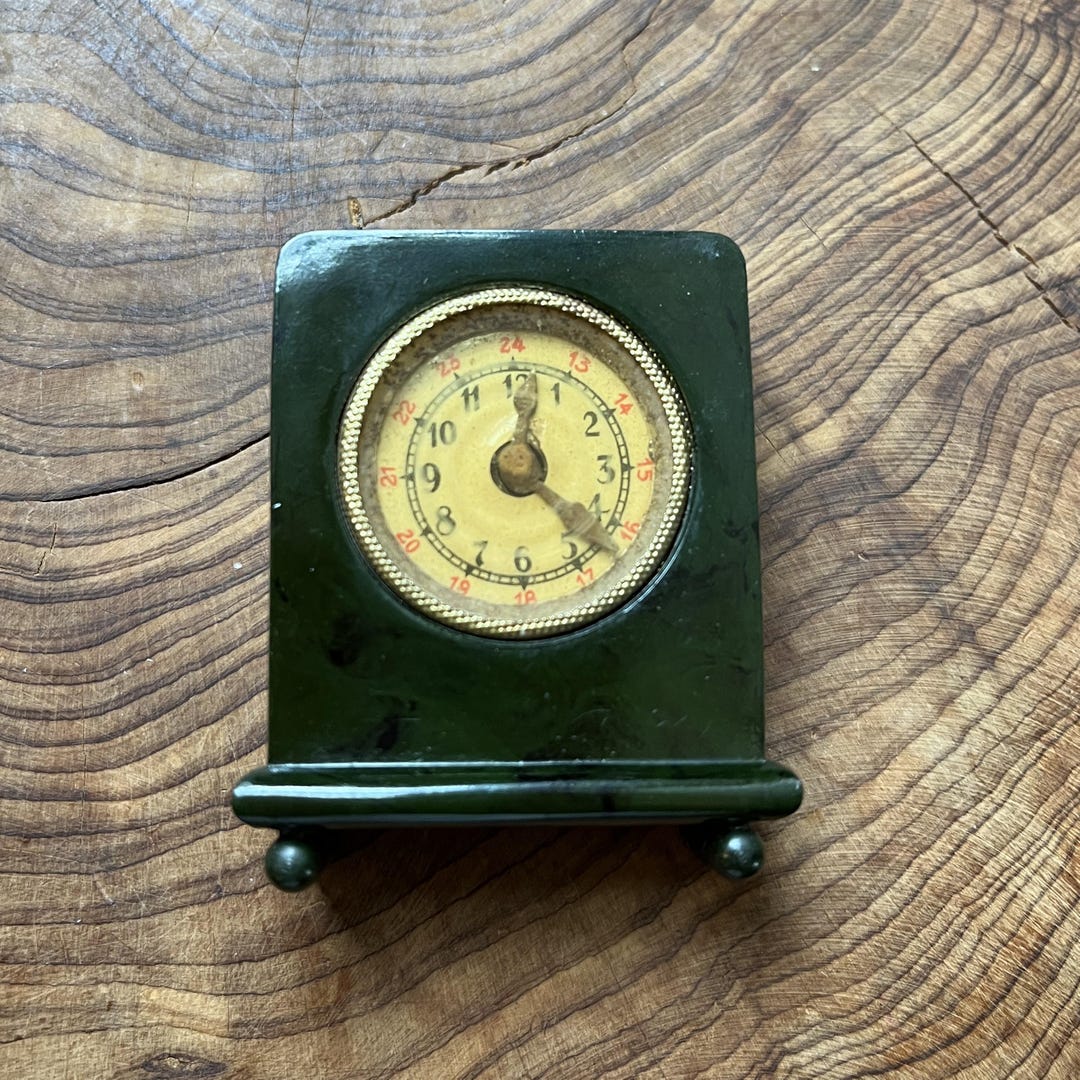 Tape Measure Clock Germany, With Military Time, Vintage Solid Hard ...