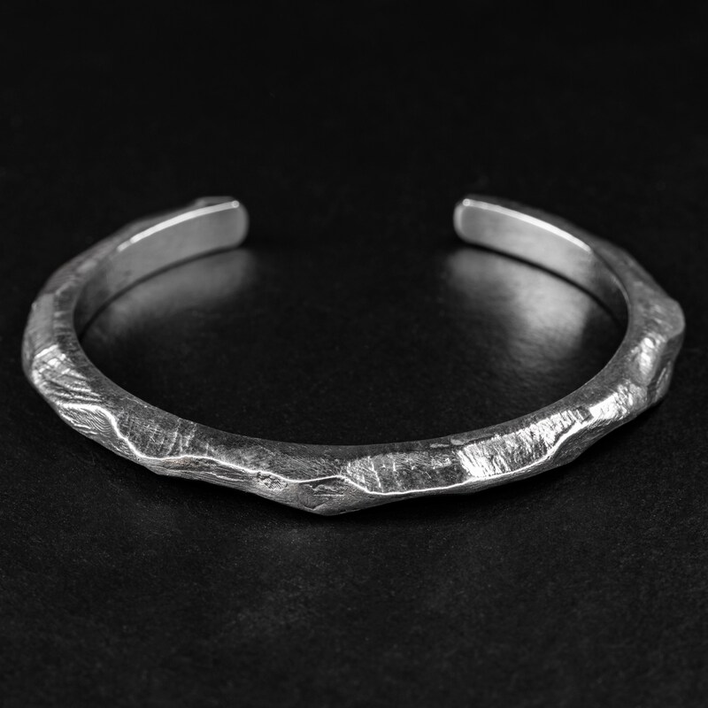 Mens Silver Cuff - Etsy